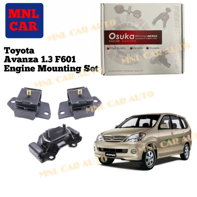 (1 YEARS WARRANTY) TOYOTA AVANZA 1.3 F601 AUTO ENGINE MOUNTING SET ...