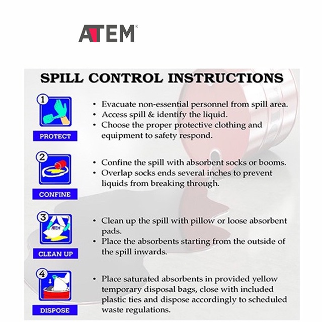 ATEM SK-­30-­C Chemical Spill Kit | Shopee Malaysia