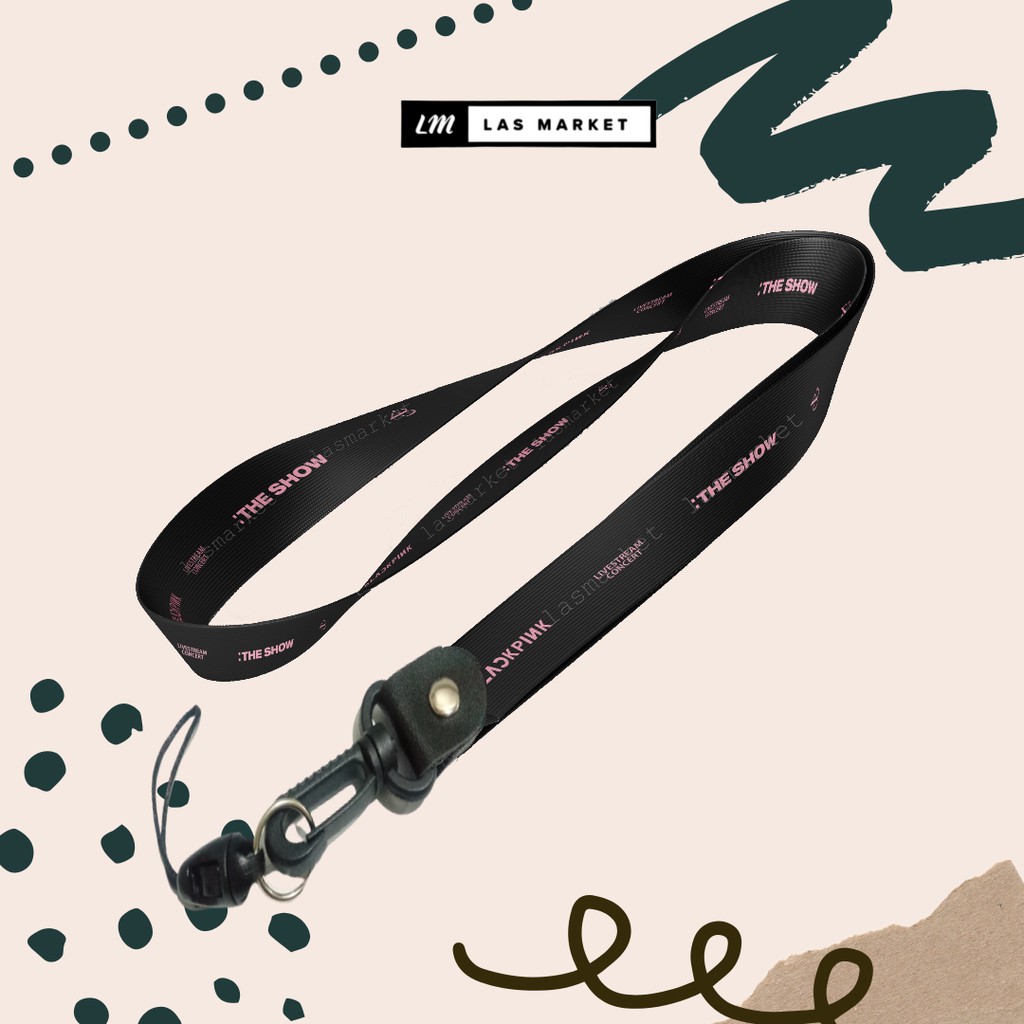 Blackpink LANYARD Strap THE SHOW BLACKPINK WELCOME THE SHOW KIT ...