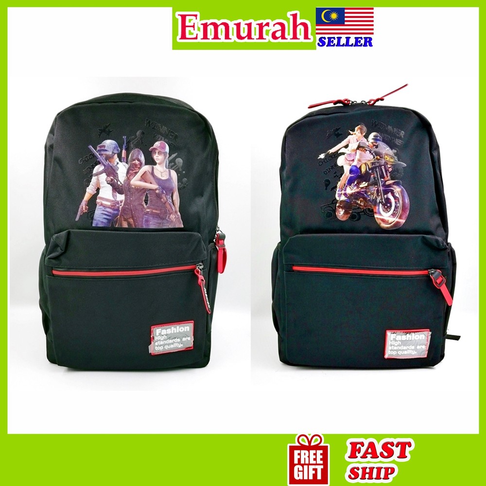 PUBG Backpack School Bag Beg Sekolah | Shopee Malaysia