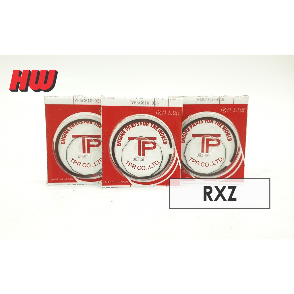 YAMAHA RXZ TP PISTON RING SET JAPAN TPR | Shopee Malaysia