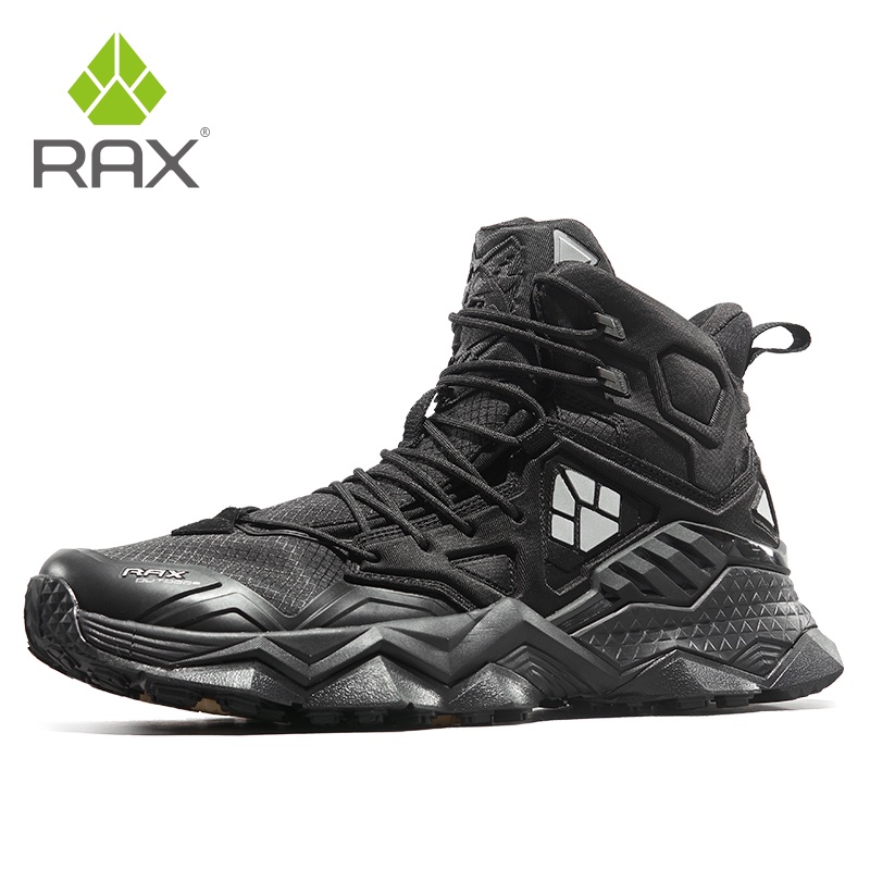 RAX Men Hiking Boots Outdoor Full Palm Rubber Sole Waterproof ...
