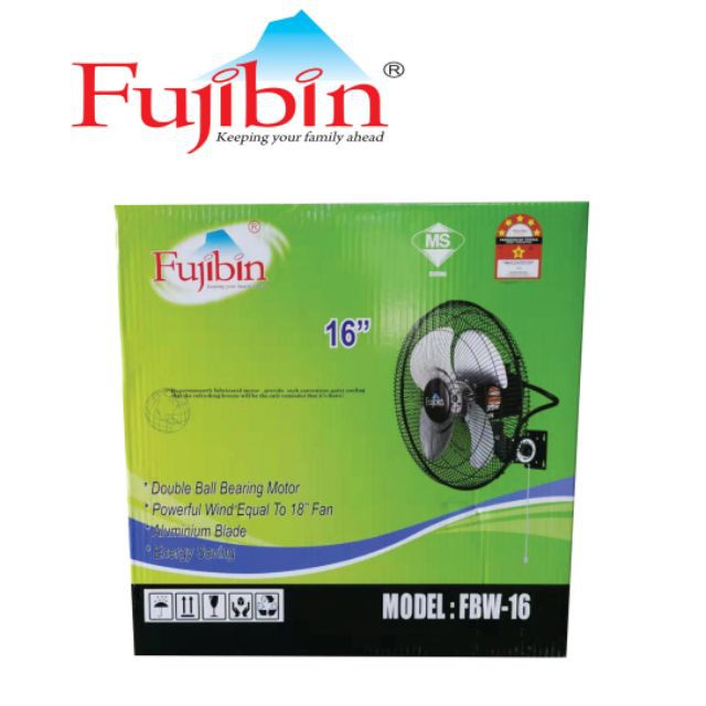 FUJIBIN 16 INCH METAL WALL FAN FBW-16 | Shopee Malaysia
