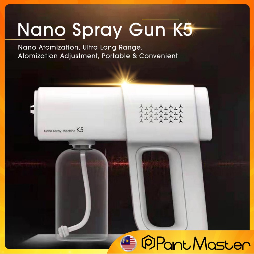 Nano Spray Gun Sanitizer Sprayer Nano Steam Gun k5 nano spray Wireless ...