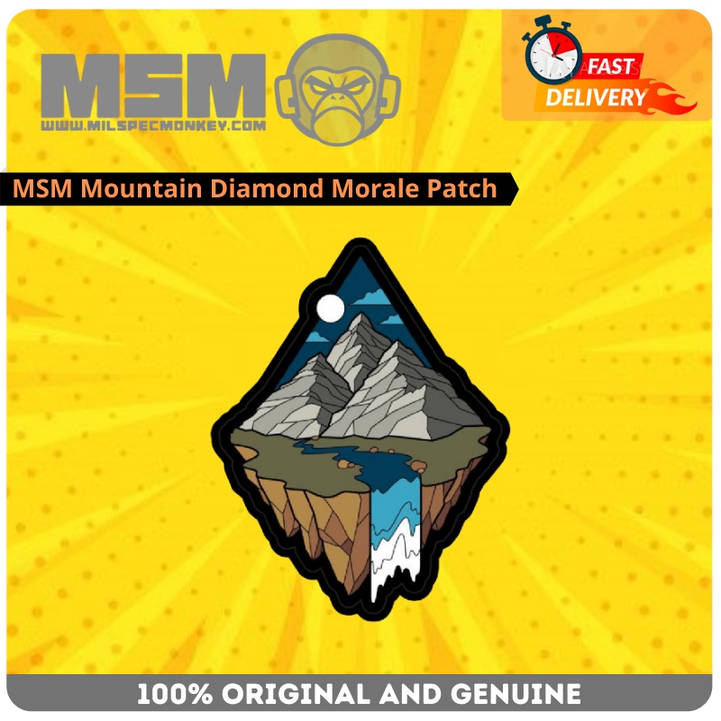 🔥FAST DELIVERY🔥 MSM Mountain Diamond Morale Patch | Shopee Malaysia