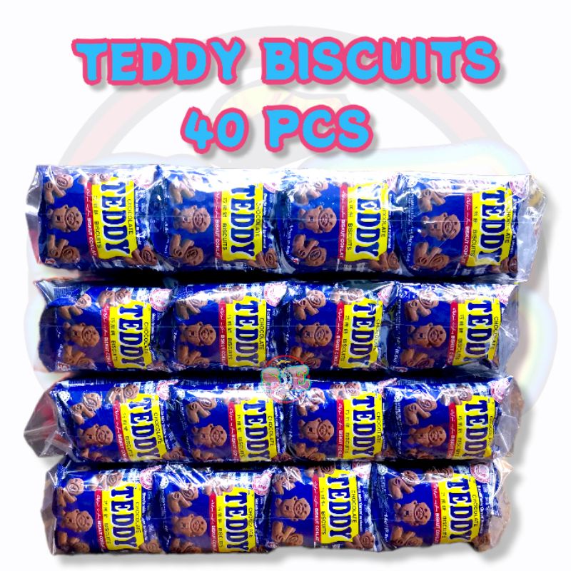 TEDDY BISCUITS (40pcs x 14gm) | Shopee Malaysia