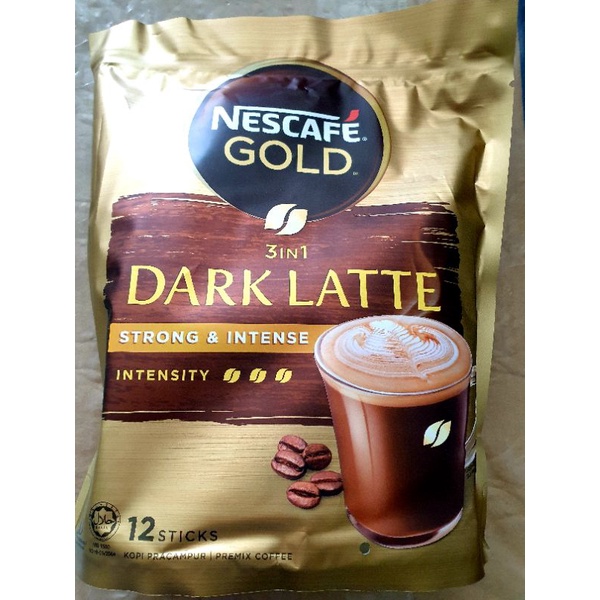 Nescafe Gold Dark Latte (12 x 31g) 11/2025 | Shopee Malaysia