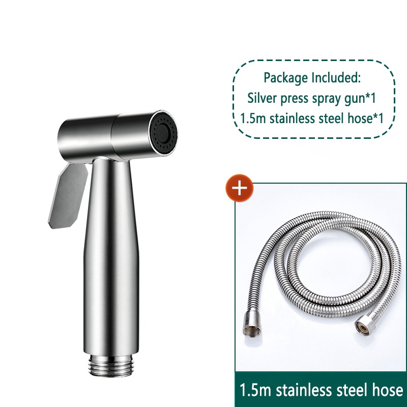 MEIDOO Stainless Steel Non-Punching Toilet Bidet Spray Set | Shopee ...