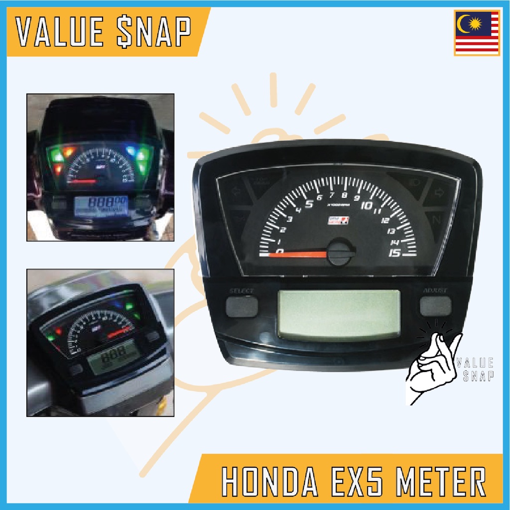 Honda EX5 Dream COP UMA DIGITAL METER Electronic Speed Digital Display ...