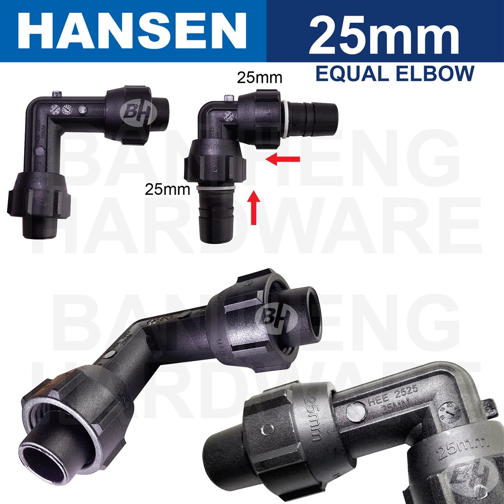 Hansen Fitting Elbow,Tee,Socket,Coupling,Tank Connector / Poly Fitting ...