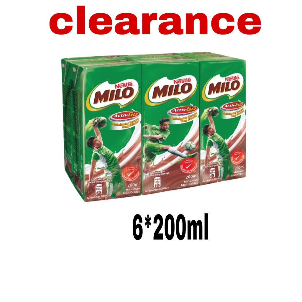 (6x200ml )Nestle MILO Activ-Go UHT | Shopee Malaysia