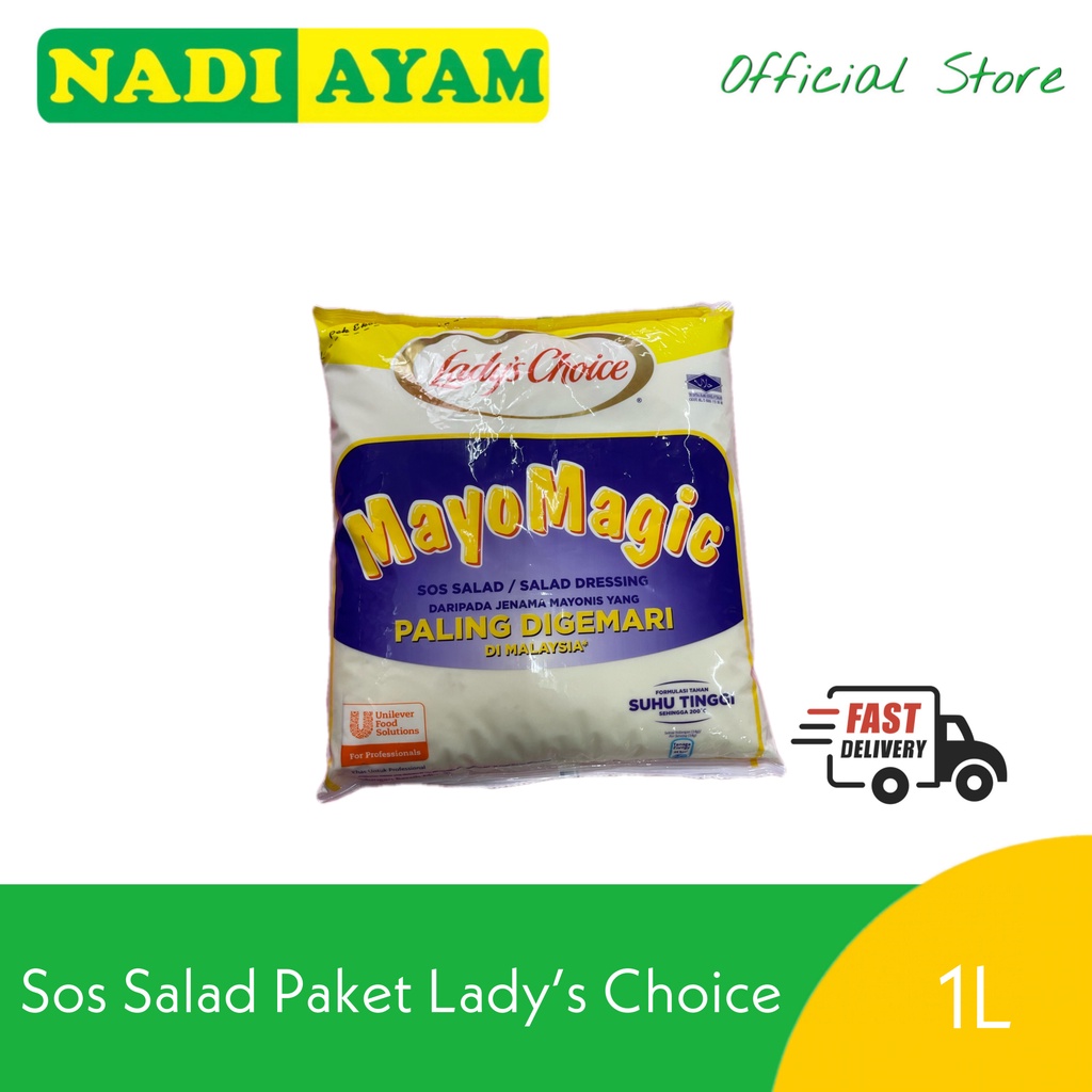 Sos Salad / Salad Dressing Mayo Magic Lady's Choice (1L/3L) | Shopee ...