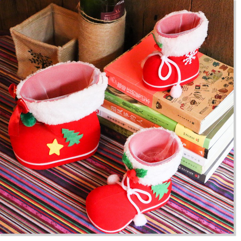 Santa Claus Boot Shaped Candy Boots | Shopee Malaysia