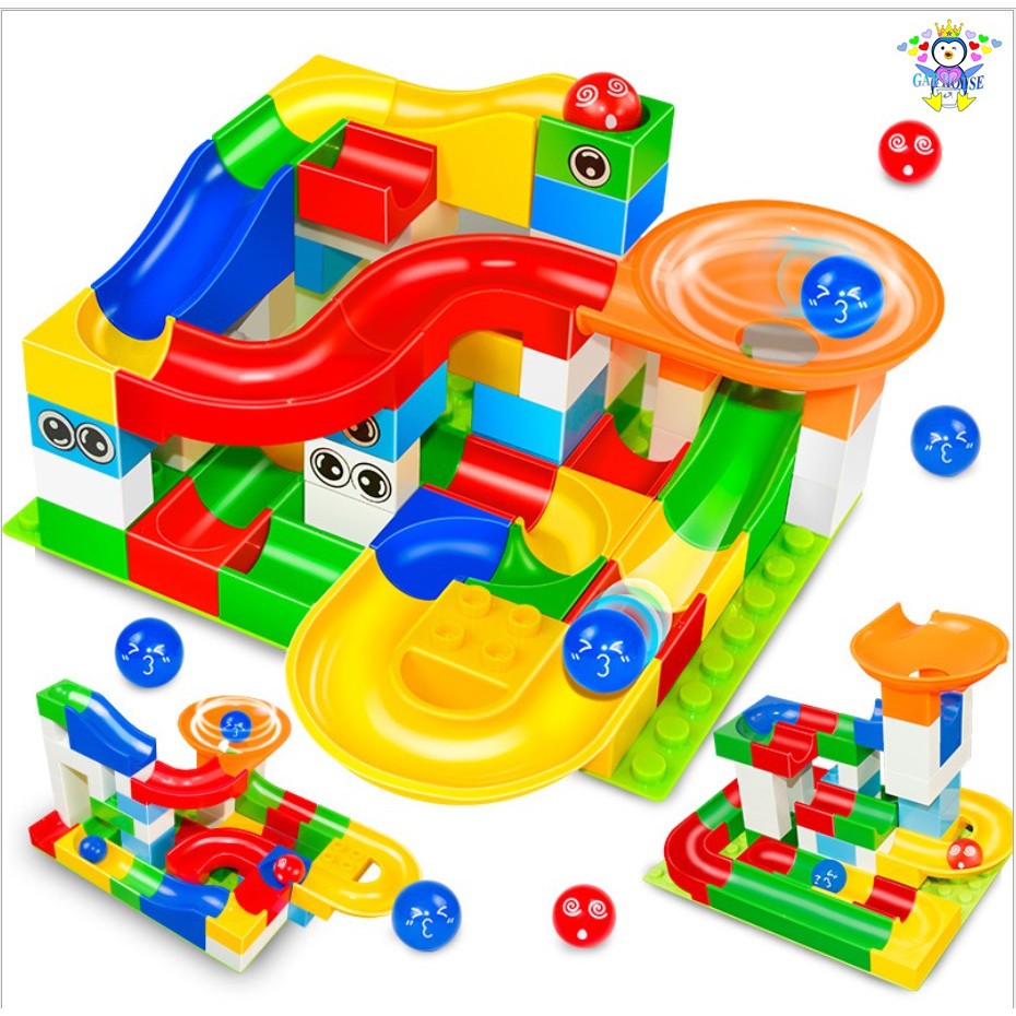 DIY Ball Track Blocks [52 Pieces] | Shopee Malaysia