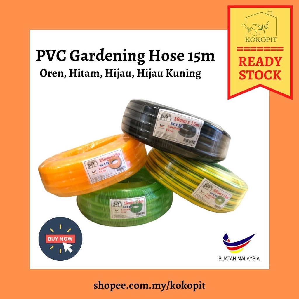 💥READY STOCK💥Gardening Hose 15m / Paip Air Gardening Hose 15m | Shopee ...