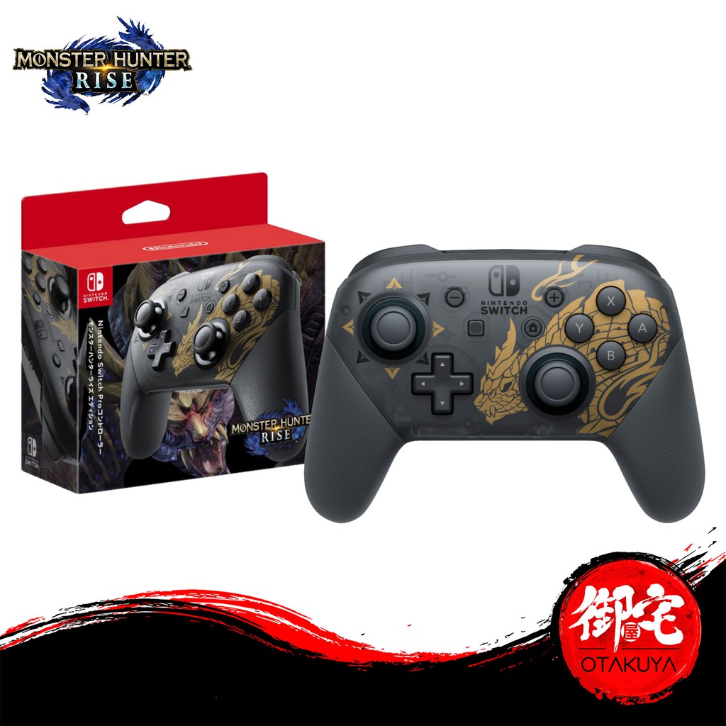 Nintendo Switch Monster Hunter Rise Pro Controller | Shopee Malaysia