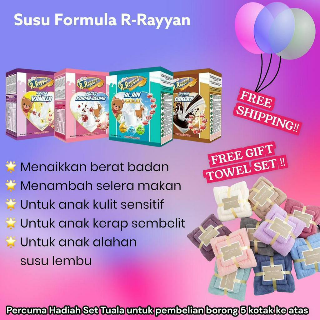 [ORIGINAL HQ] : SUSU FORMULA R-RAYYAN (1 TAHUN KE ATAS) (SEMENANJUNG ...