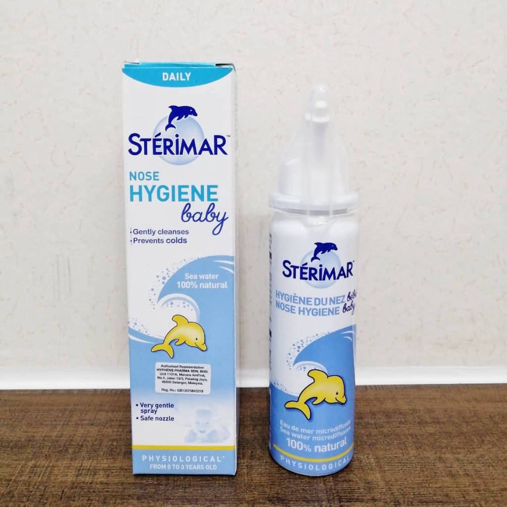 STERIMAR BABY SEA SALT WATER NASAL HYGIENE SPRAY 50ML (EXP 10/2025 ...