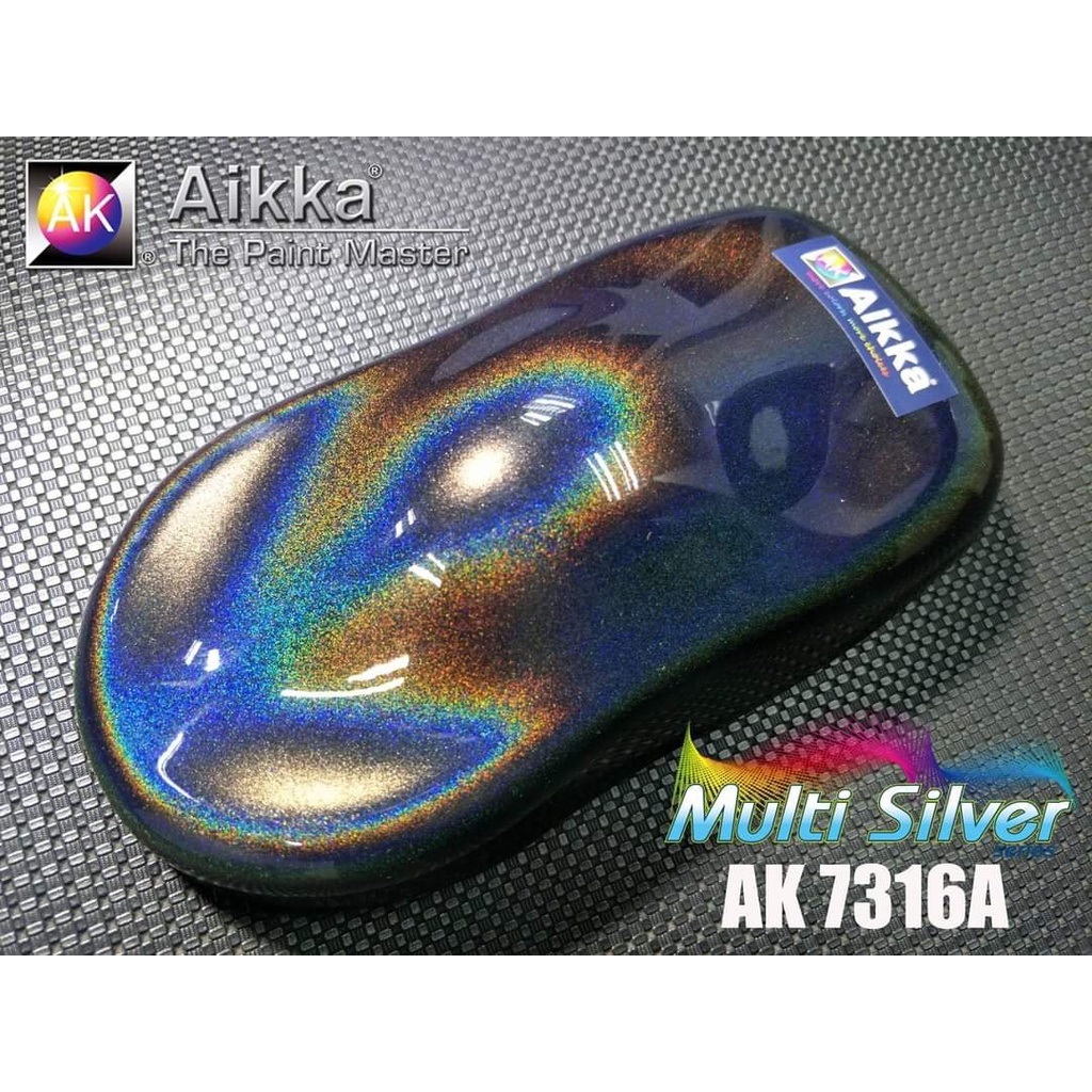 Aikka Rainbow Effect /Aikka Multi-Silver Effect/ AK 7316A / | Shopee ...