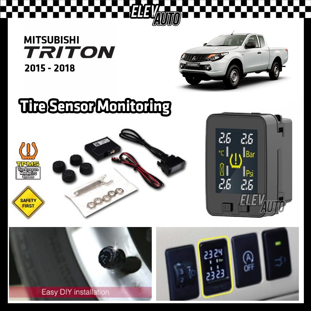 Mitsubishi Triton 2015-2018 Tire Sensor Monitoring System TPMS (SIRIM ...