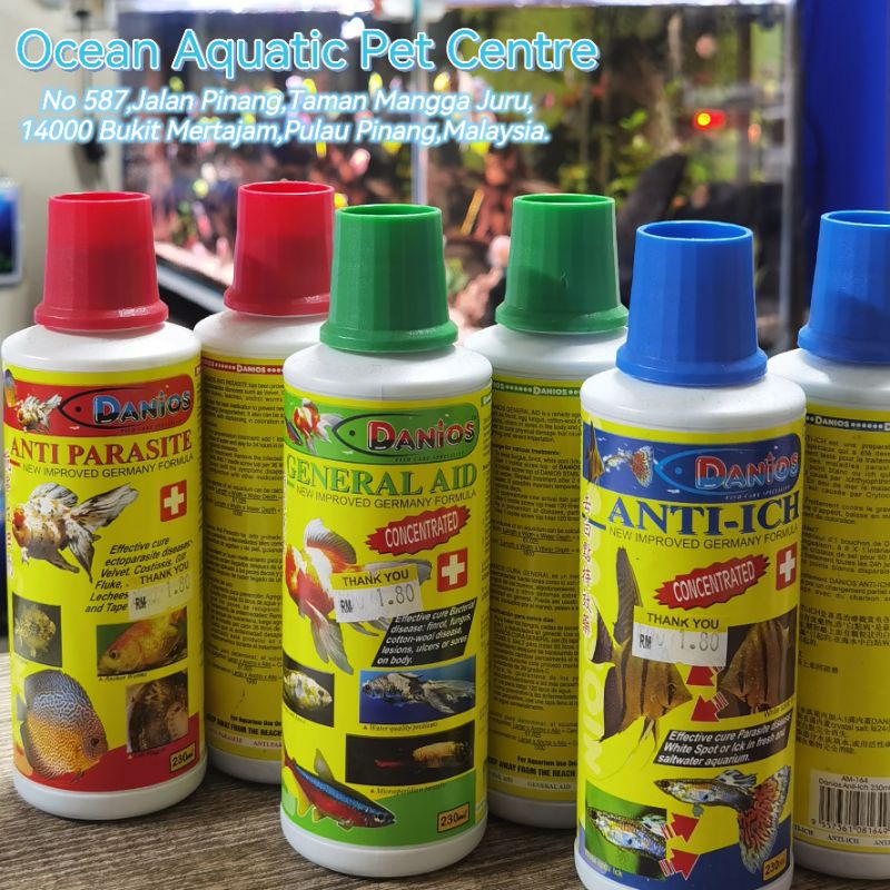 Ocean Aquatic Pet Centre | Danios Anti-ich 去白点特效药｜ Danios General Aid ...