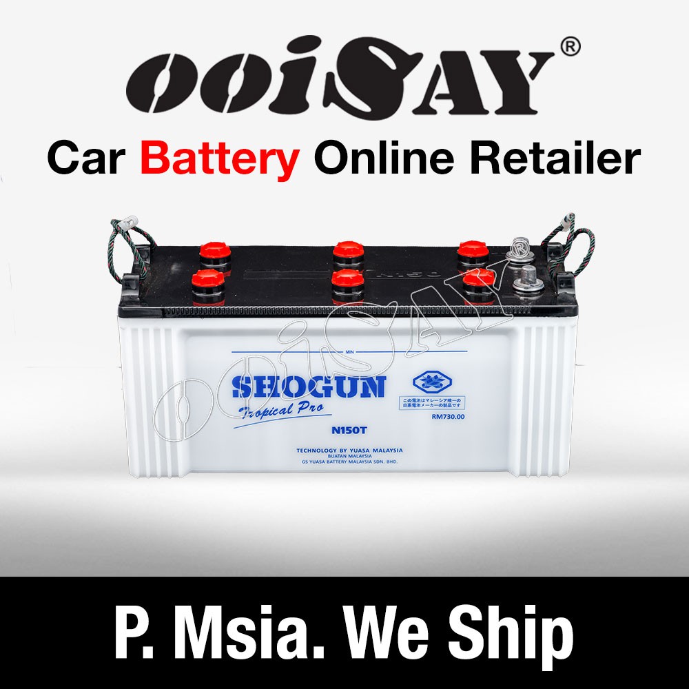 SHOGUN N150 135G51 (Conventional) - 23 Plates - Car Battery ...
