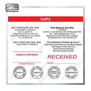 Custom make rubber stamp / handle stamp / ADDRESS CHOP / SIGNATURE CHOP ...