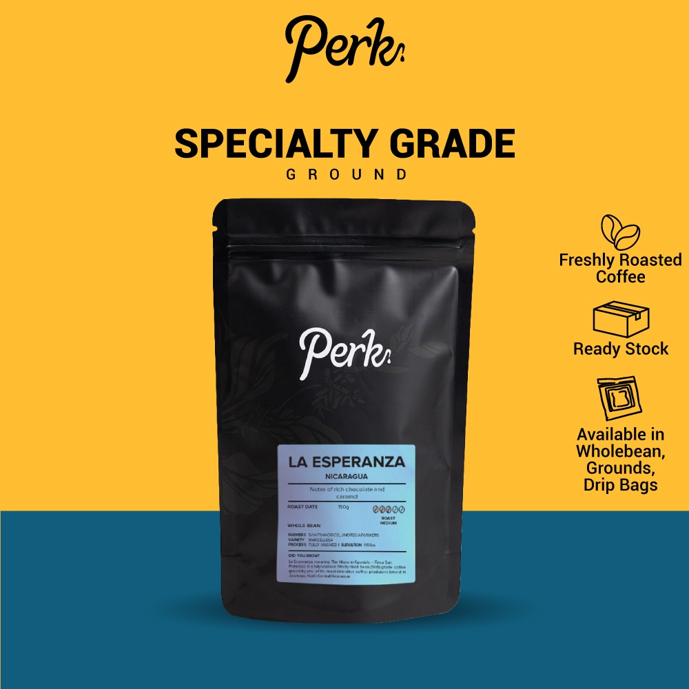 Perk Coffee Grounds Coffee (150g) 咖啡 | Shopee Malaysia