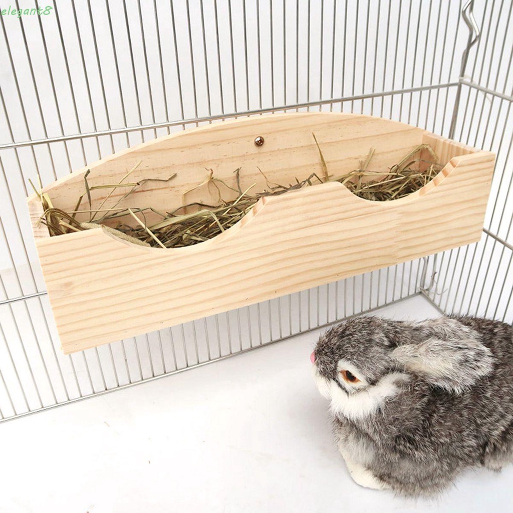ELEGANT Bunny Food Feeding Rack Rabbit Grass Holder Hay Feeder ...