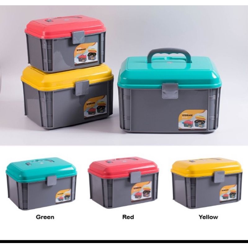 Tool Box Multi-Layer and Compartment Household Storage Organizer ...