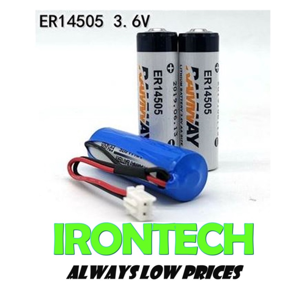 RAMWAY ER14505 3.6V LIthium Battery C Size ER 14505 AA CNC PLC Battery ...
