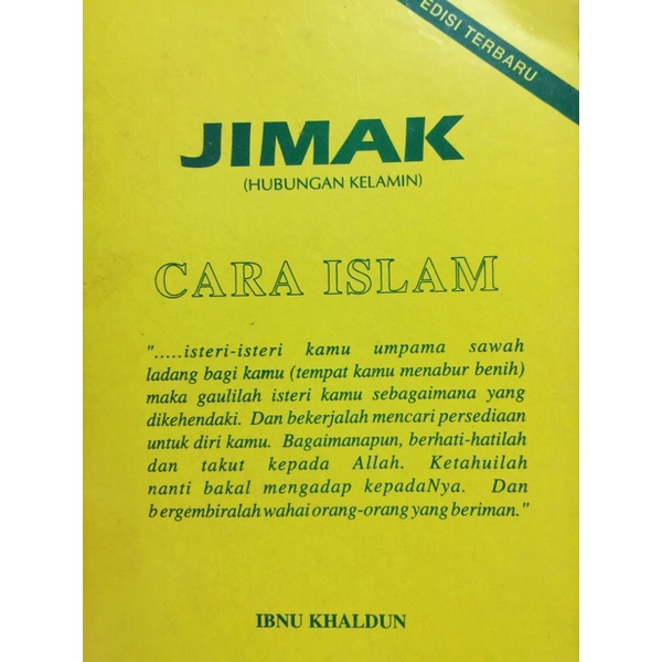 Jimak(hubungan kelamin) cara islam(NOS) | Shopee Malaysia