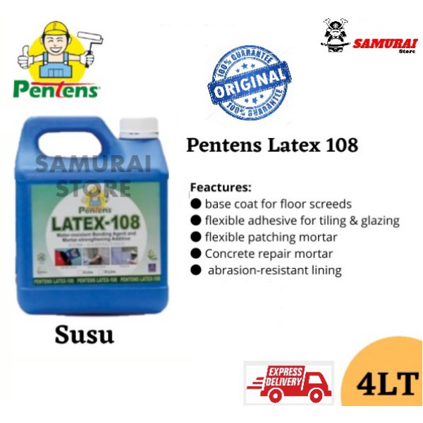 4Lt Pentens Latex-108 / Susu Simen Gum | Shopee Malaysia