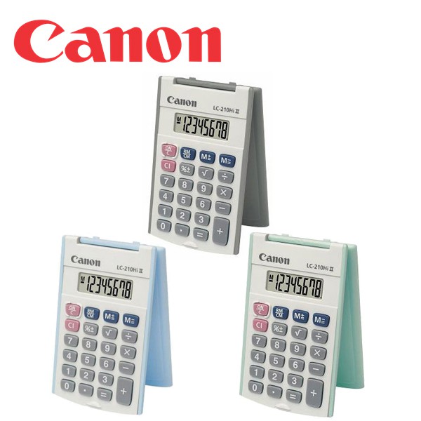 Canon LC-210HI II 8 Digits Pocket Electronic Calculator with Cover ...
