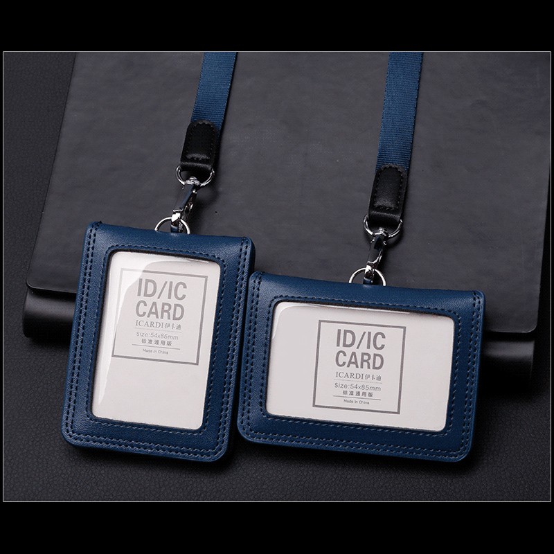 US Police Reporter Doctors Badge Holder Genuine Leather Cowhide Name ...