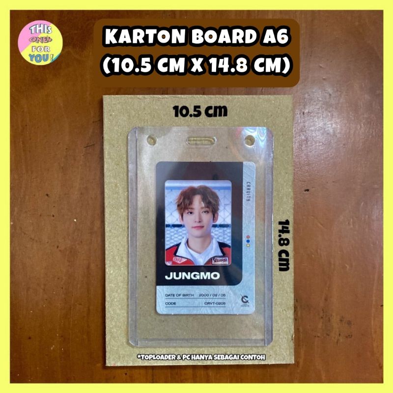 [READY] Carton Carton Carton Yellow Board A6 Thickness 2 MM Packing PC ...