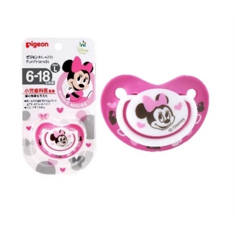 Pigeon New FunFriends Soother Pacifier / Calming Mickey Minnie Soothers Pacifier (S/M/L ...