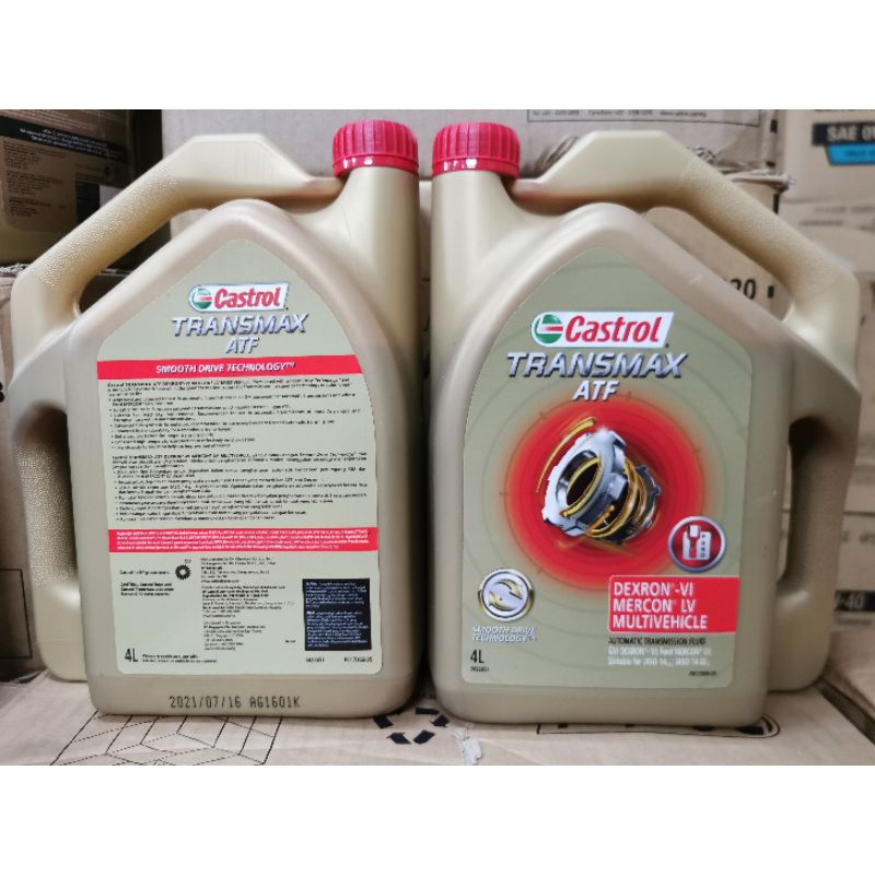 CASTROL TRANSMAX ATF DEXRON-VI MERCON-LV 100% GENUINE | Shopee Malaysia