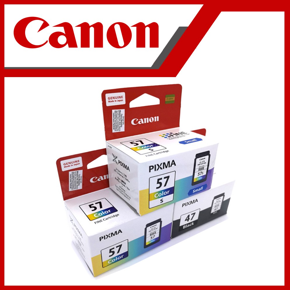 Official Canon PG-47 / CL-57 / CL-57S / PG47 /CL57 / CL57S Ink ...