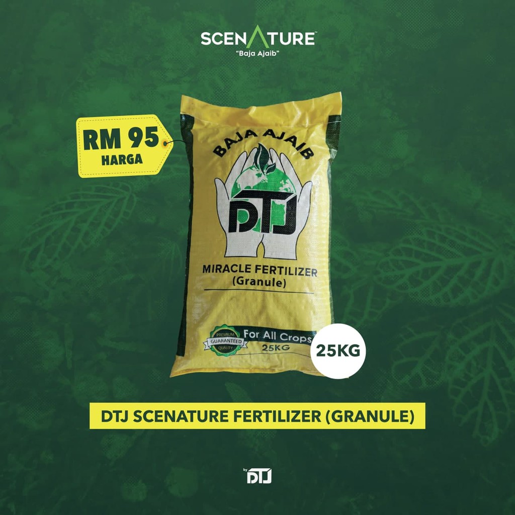 Baja Tabur Scenature DTJ (Granule) 25 KG Baja Ajaib Organik Untuk Semua ...