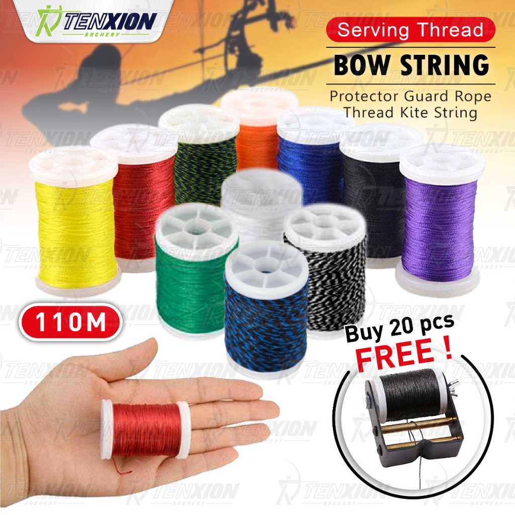 TenXion Archery Bow String Protector High Strength Serving Thread Guard ...