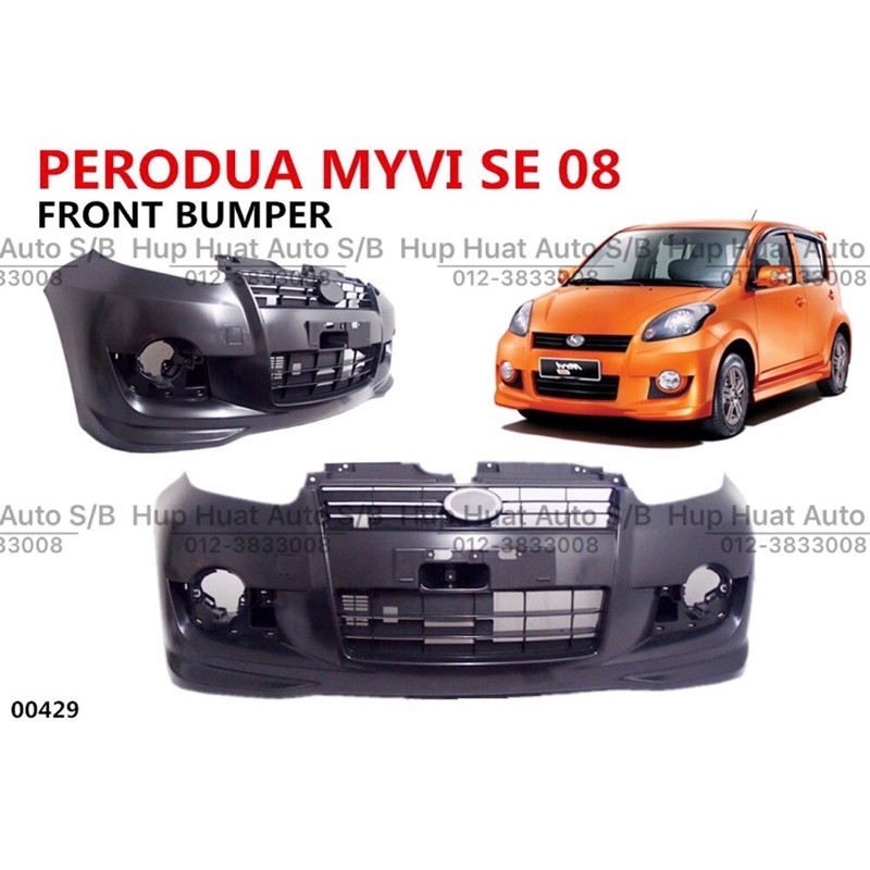 PERODUA MYVI SE 08 (08-12) FRONT BUMPER DEPAN SE2 / REAR BUMPER ...