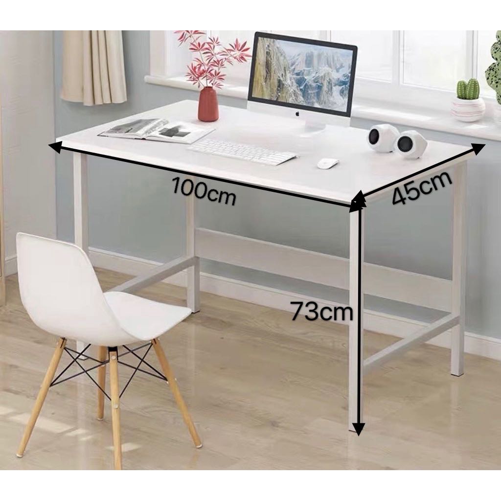 P 100 x 37 x 72 cm Computer Table Desktop Home Student Desk Bedroom ...