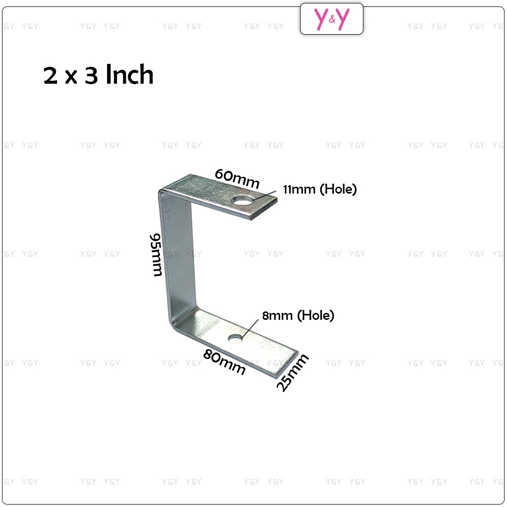 Y&Y Eco 2 / 3 / 4 Metal Trunking Bracket / C Bracket / U Bracket ...