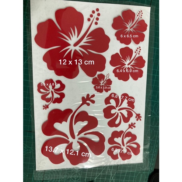 READYSTOCK stiker bunga raya mix saiz dan design | Shopee Malaysia