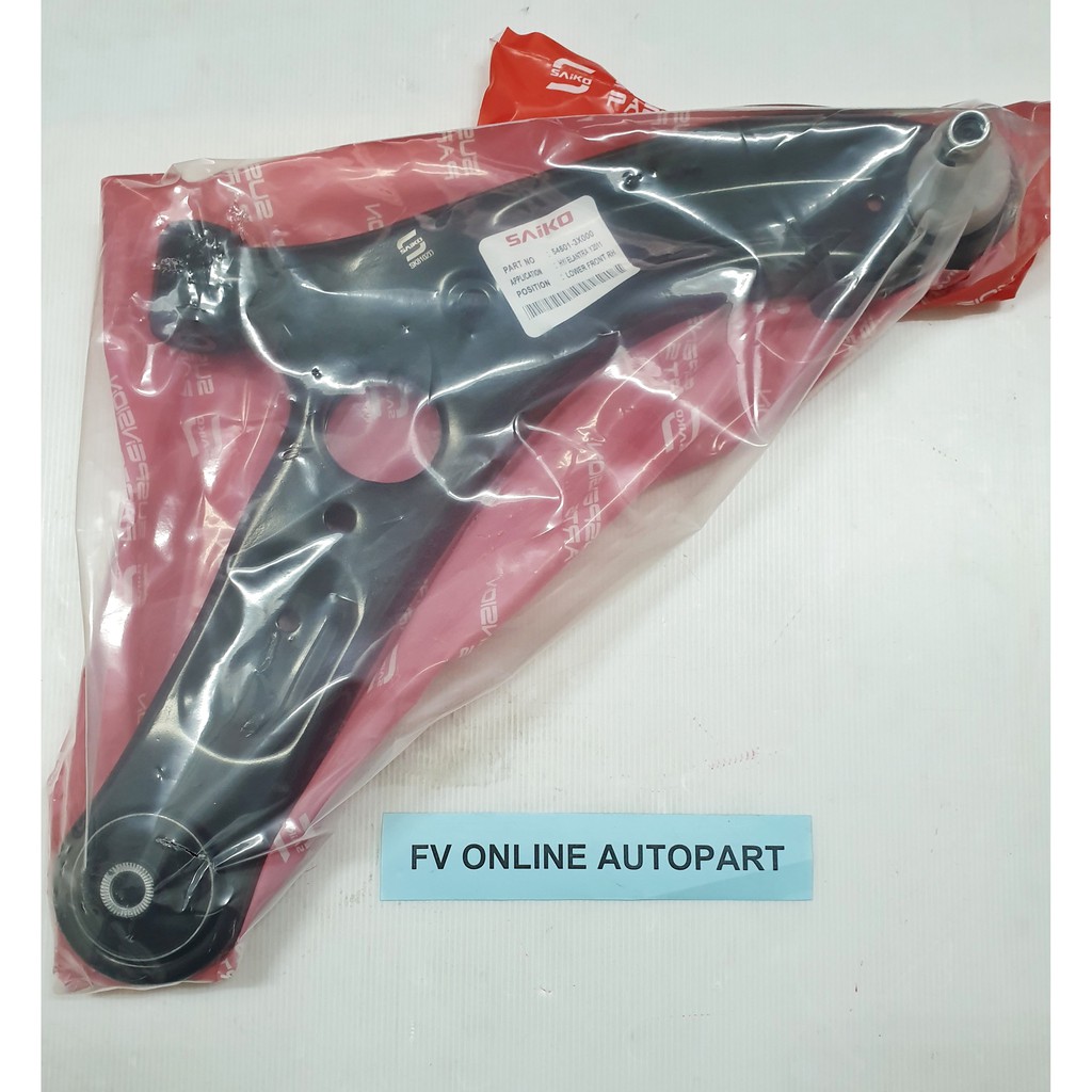 SAIKO - FRONT LOWER ARM HYUNDAI ELANTRA MD 11'' (54500-3X000 SAIKO ...