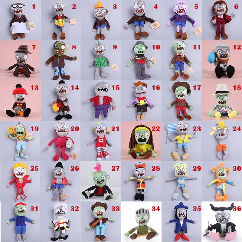 Plants vs Zombies Plush Toys Soft Stuffed Plush Toy Doll Baby Kid Gift ...