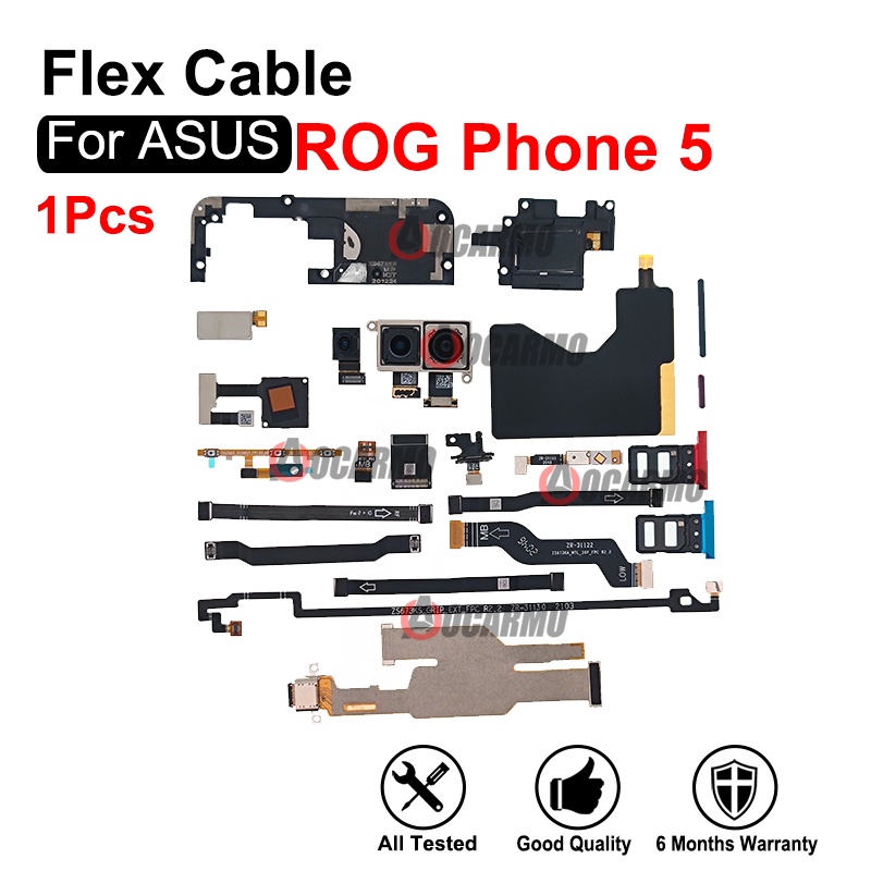 For ASUS ROG Phone 5 Rog5 ZS673KS NFC Mainboard Connect Small Board Fingerprint Fan Power ...
