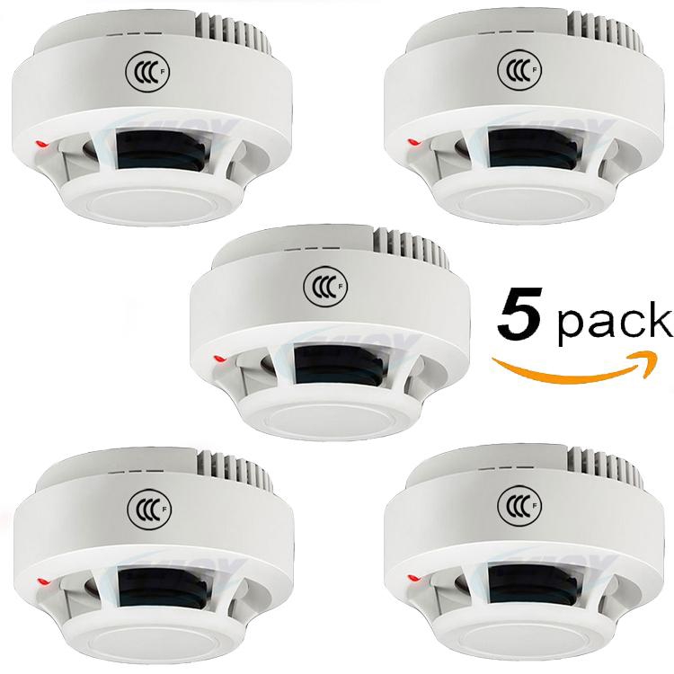 Ready Stock! 5 Pieces New Smoke Detector Sensor Fire Alarm Home Alarm ...