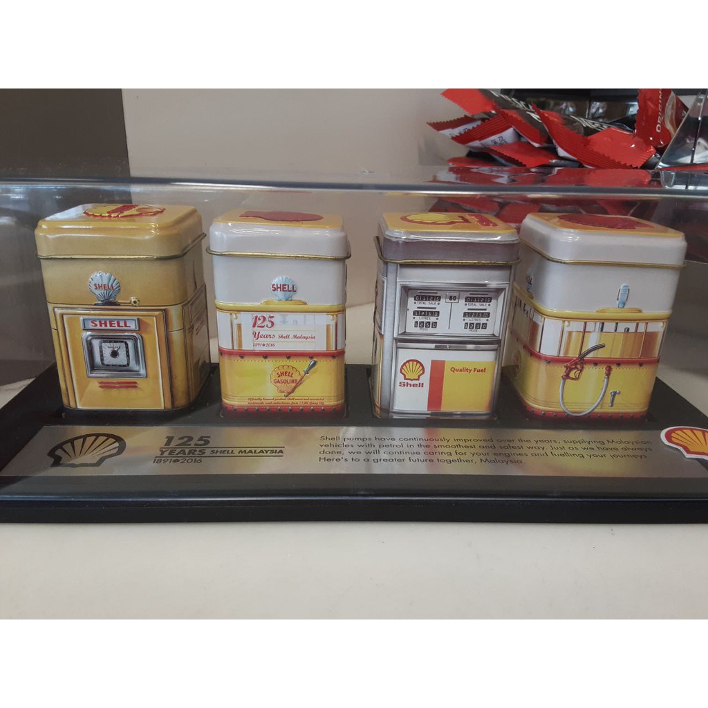 125 Years Shell Heritage Canister Tin *SMALL* | Shopee Malaysia